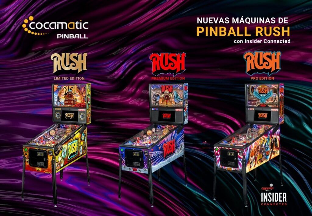 LANZAMIENTO DE PINBALL RUSH CON INSIDER CONNECTED™ - Cocamatic Pinball