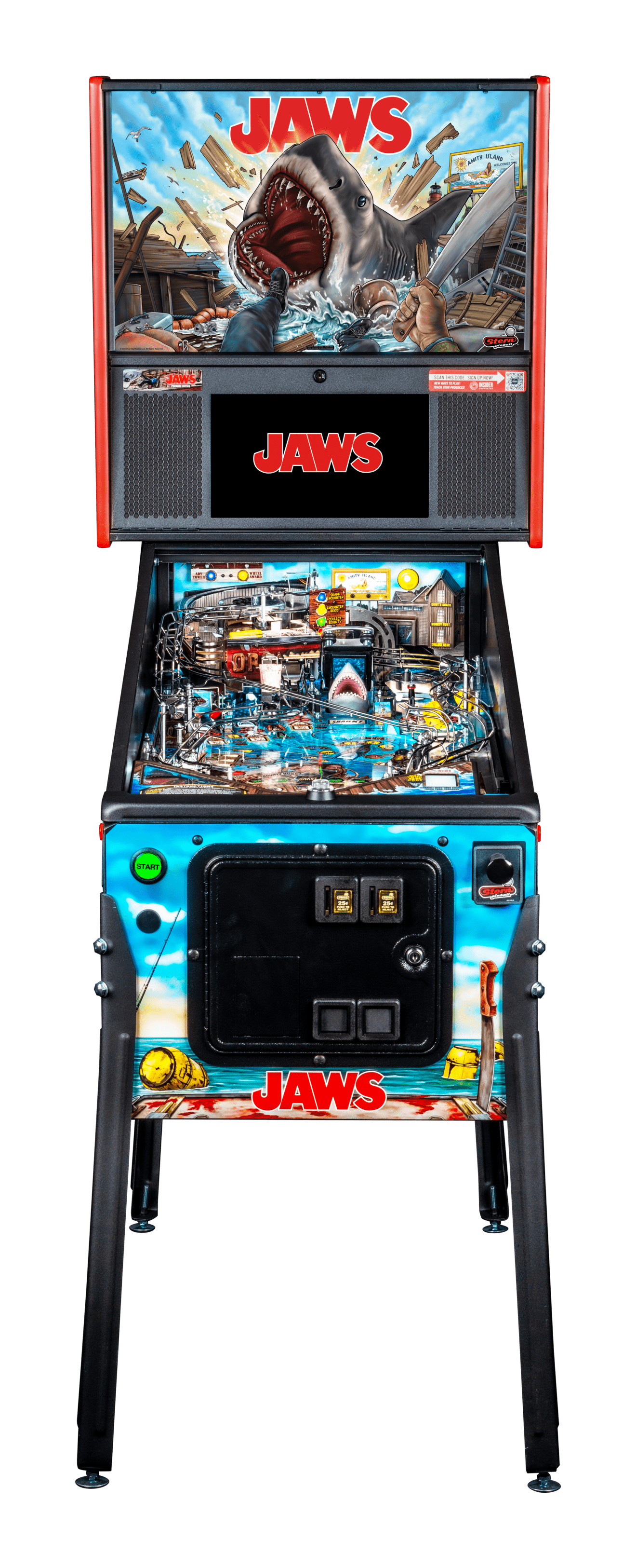 JAWS PREMIUM Stern pinball - Cocamatic Pinball