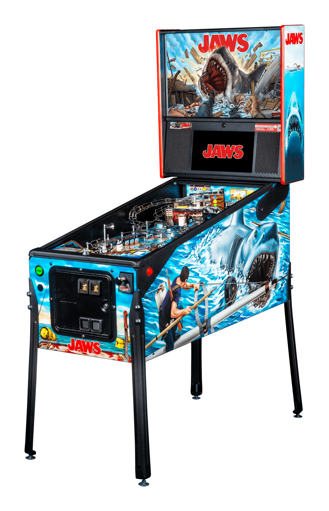 JAWS PREMIUM Stern pinball - Cocamatic Pinball